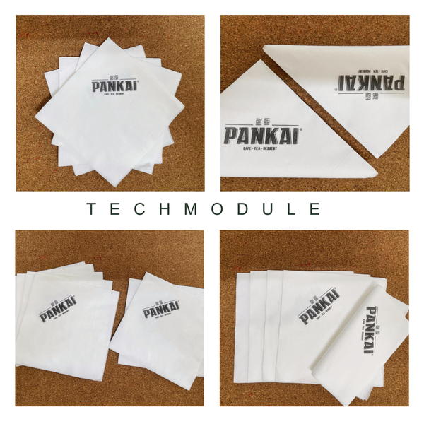 Khăn giấy ăn in logo PANKAI