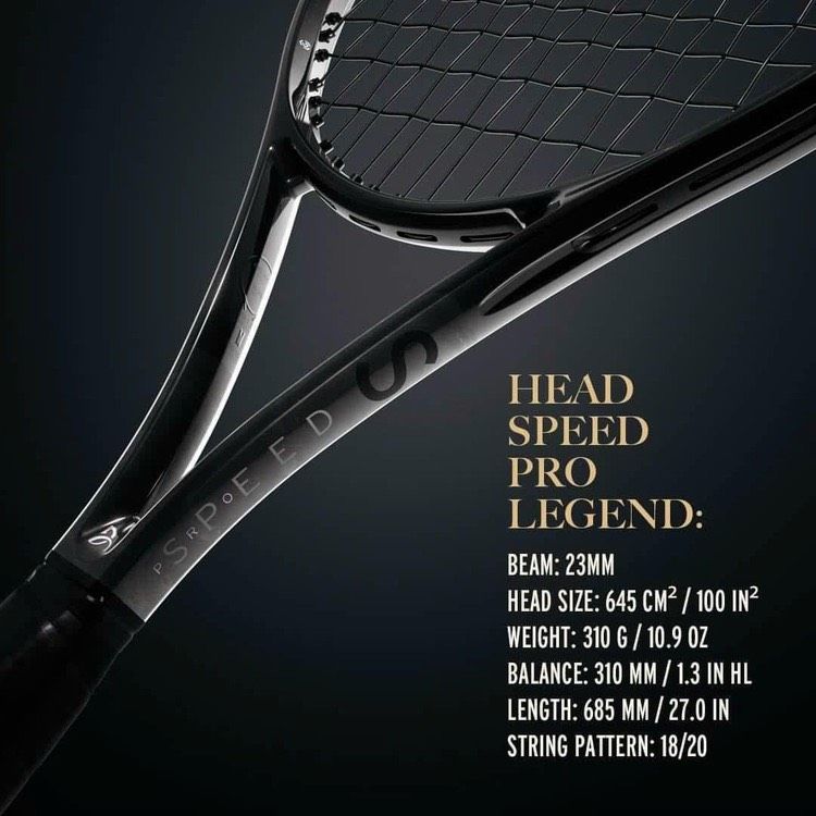 Vợt Tennis Head Speed Pro Legend 310g (18 x20) – PICKLEBALL & TENNIS ...