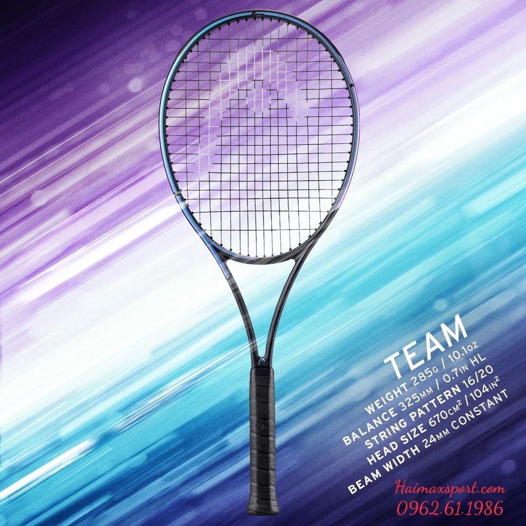 Vợt Tennis Head Gravity Team 2023 285g (16 x 20) – PICKLEBALL & TENNIS HẢI MAX SPORT