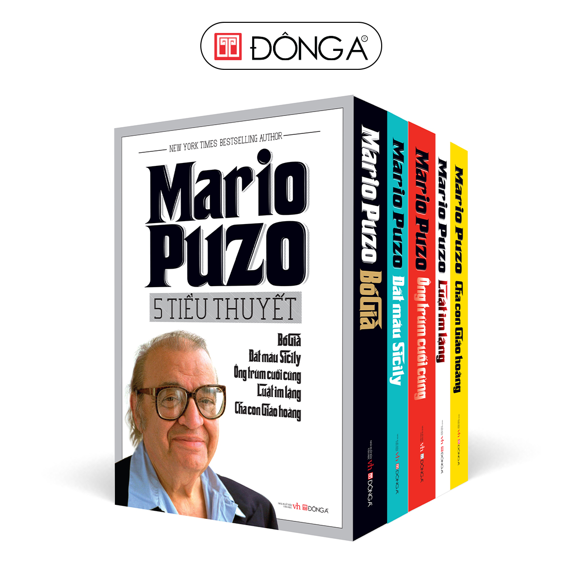 Box set 5 tiểu thuyết của Mario Puzo – SÁCH ĐÔNG A