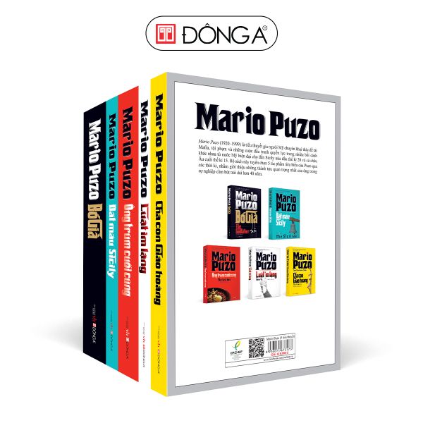 Box set 5 tiểu thuyết của Mario Puzo – SÁCH ĐÔNG A