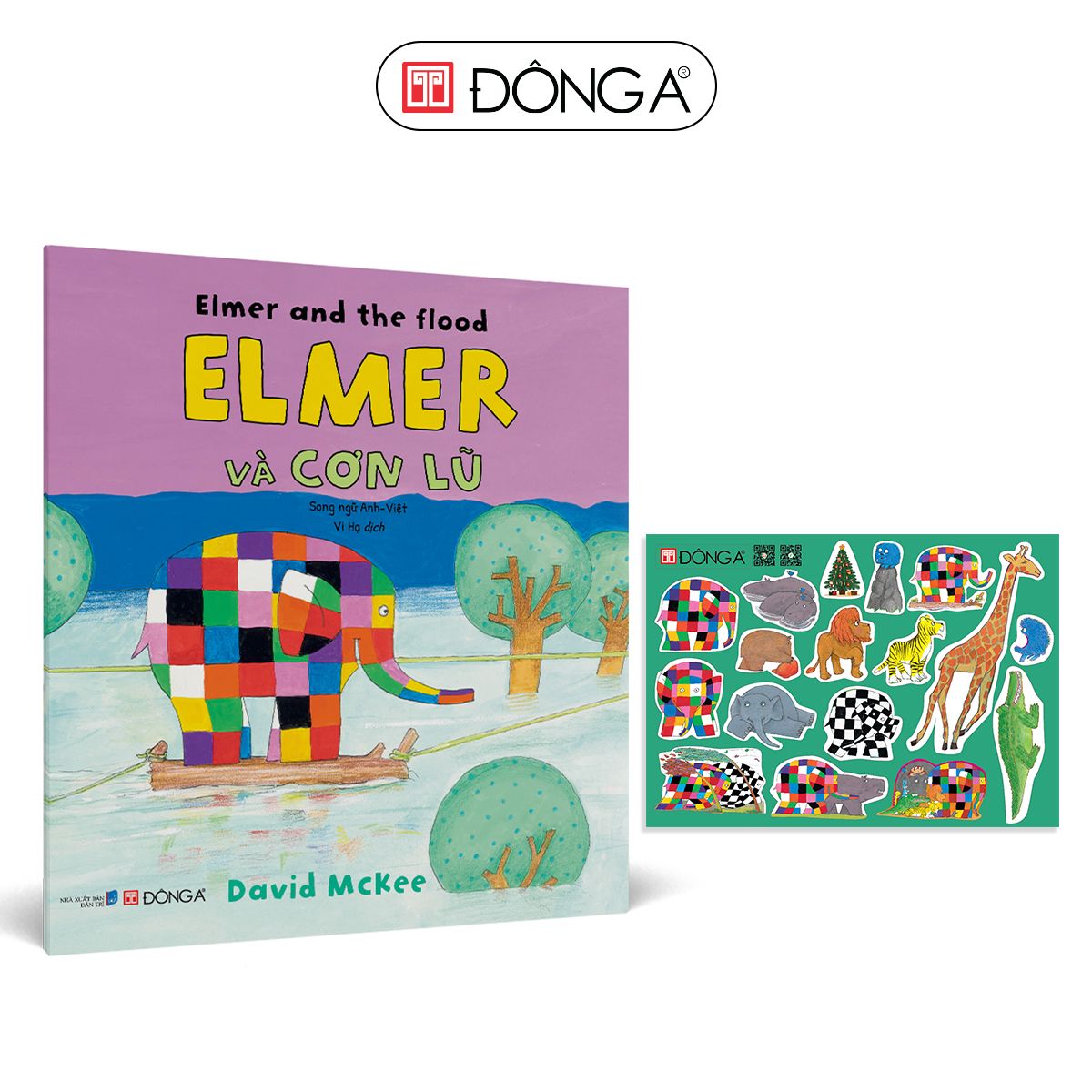 Elmer và cơn lũ (Song ngữ Anh-Việt) – SÁCH ĐÔNG A