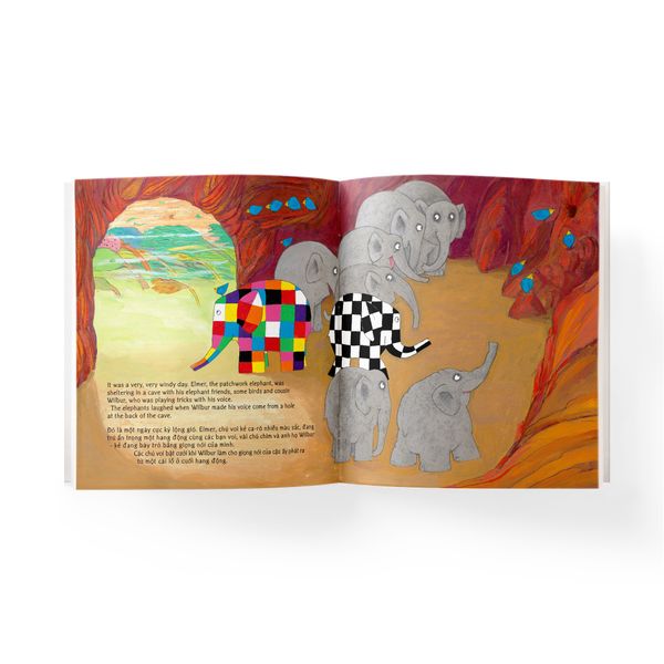 Elmer và ngày gió lớn (Song ngữ Anh-Việt) – SÁCH ĐÔNG A