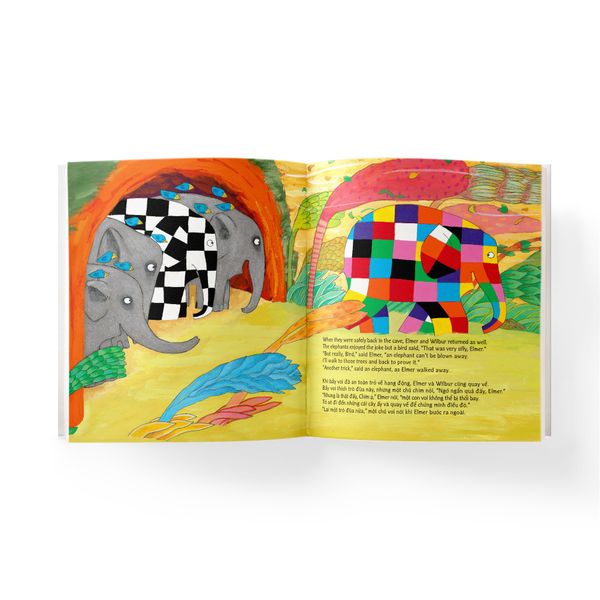 Elmer và ngày gió lớn (Song ngữ Anh-Việt) – SÁCH ĐÔNG A