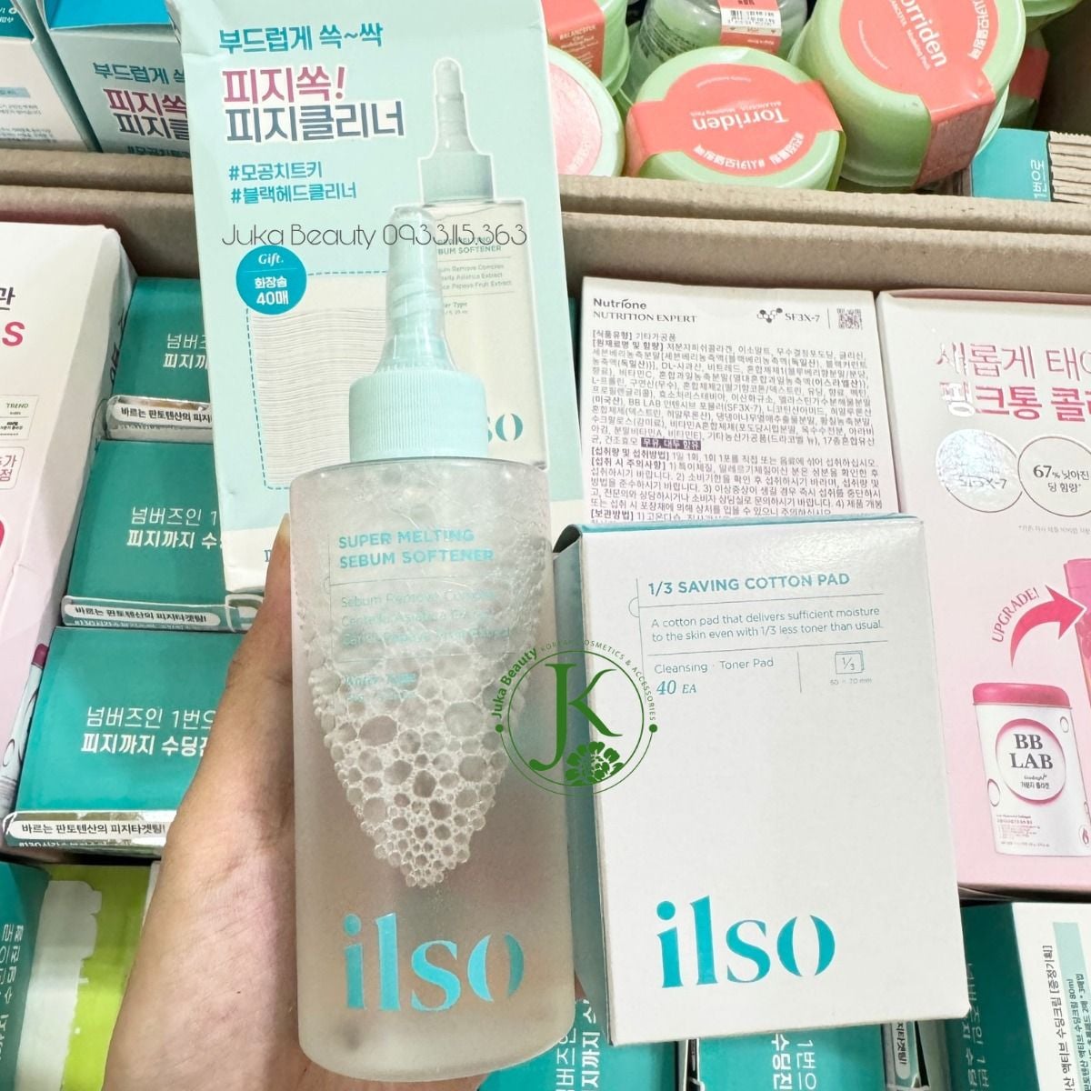 Tinh Chất Ủ Mụn Đầu Đen Ilso Sebum Super Melting Serum Softener 150ml ...