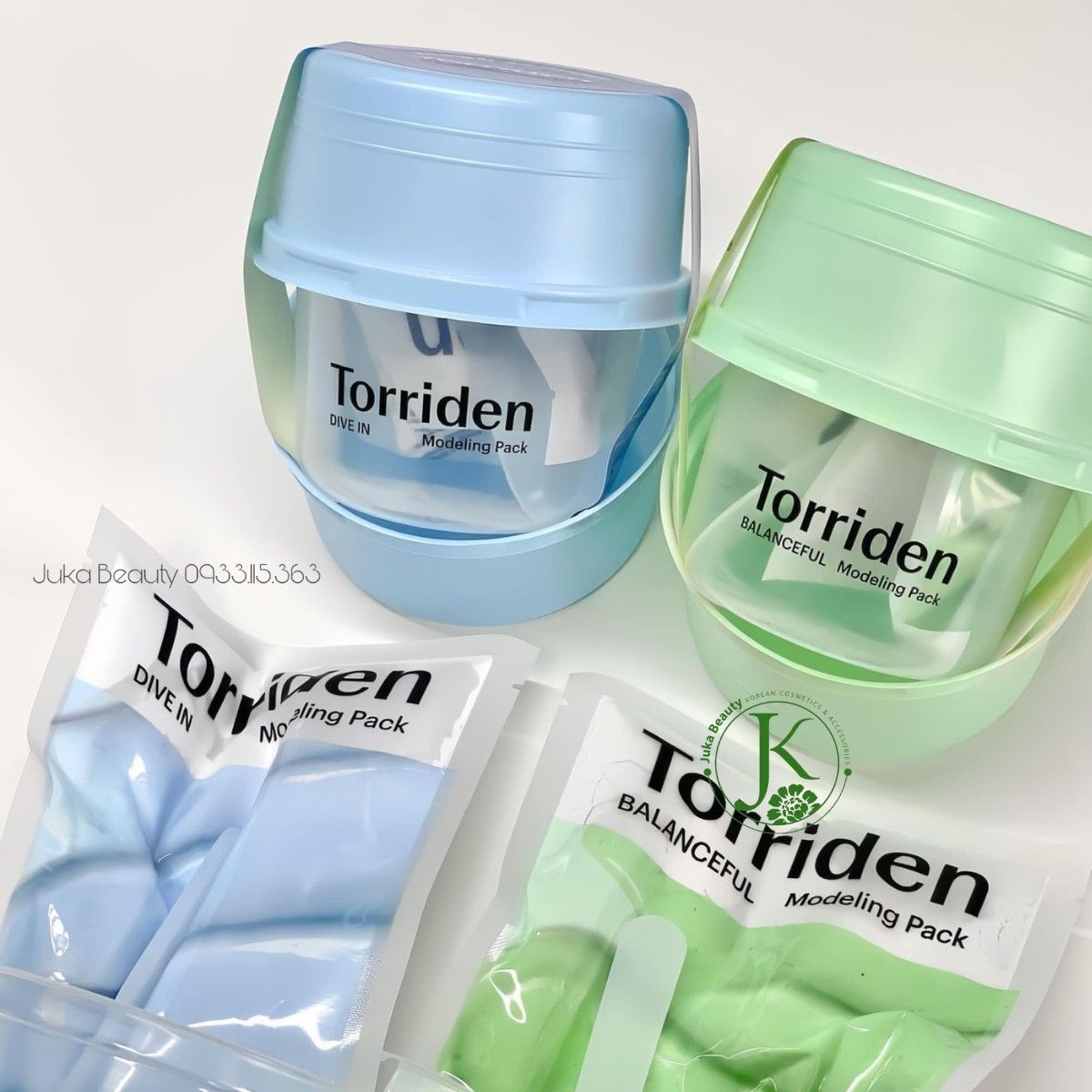 Mặt Nạ Thạch Dẻo Chuẩn Spa Torriden Modelling Pack (2 dòng) – Juka Beauty