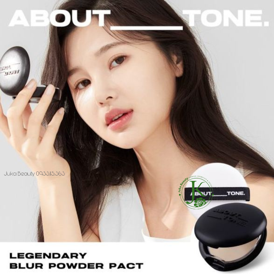 Phấn phủ Kiềm Dầu Nâng Tone Da About Tone Blur Powder Pact 9g – Juka Beauty