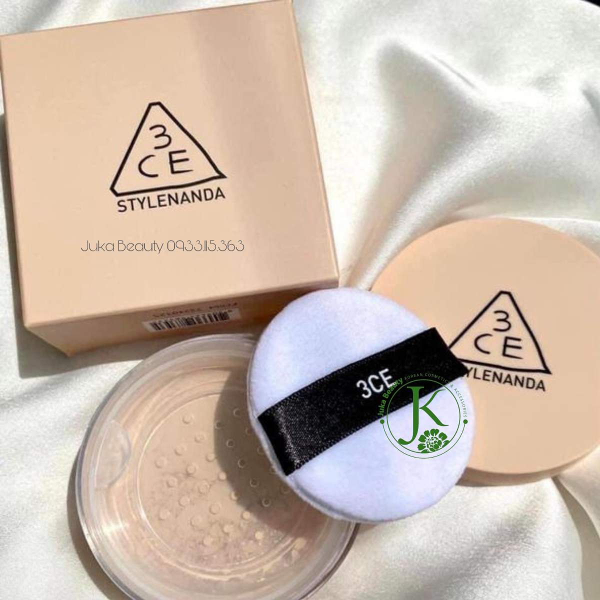 Phấn Phủ Bột Kiềm Dầu 3CE Natural Finish Loose Powder 8.5g – Juka Beauty