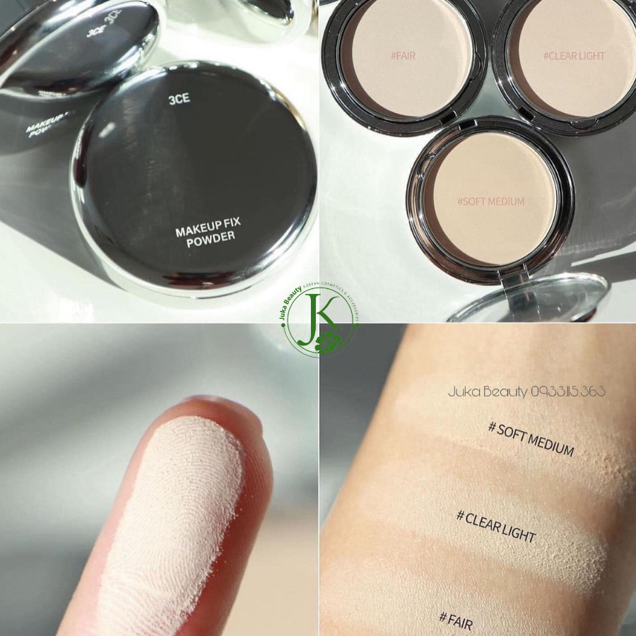 Phấn Phủ Nén Kiềm Dầu 3CE Makeup Fix Powder 9g – Juka Beauty