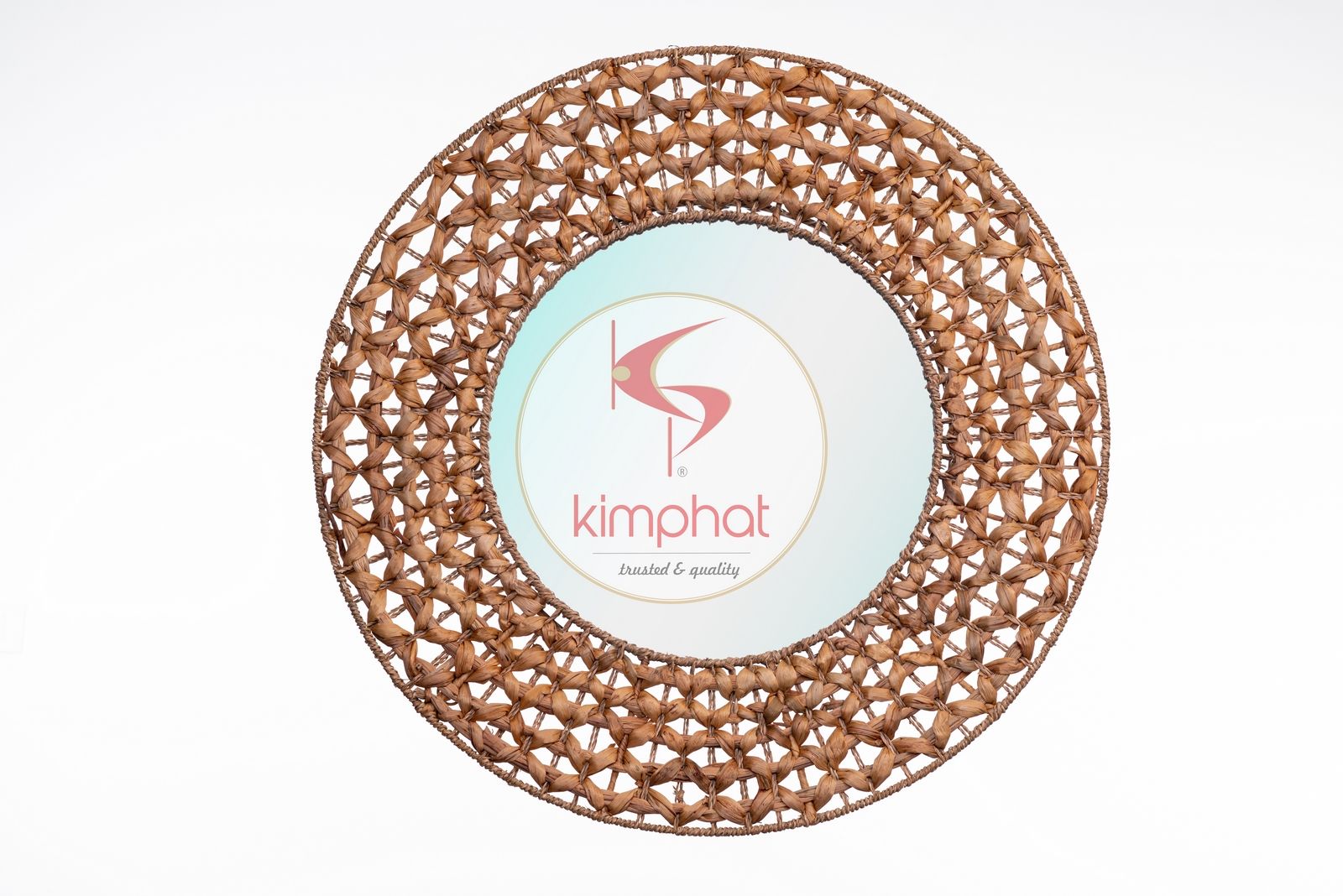 Excellent Water Hyacinth Frame Mirror – kimphat.vn