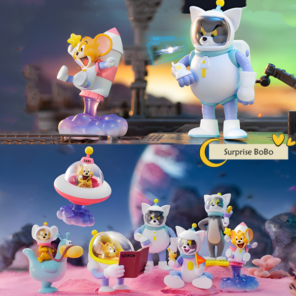 Mô hình đồ chơi Blind box Tom & Jerry Space Travel Series 52TOYS – Toyzone