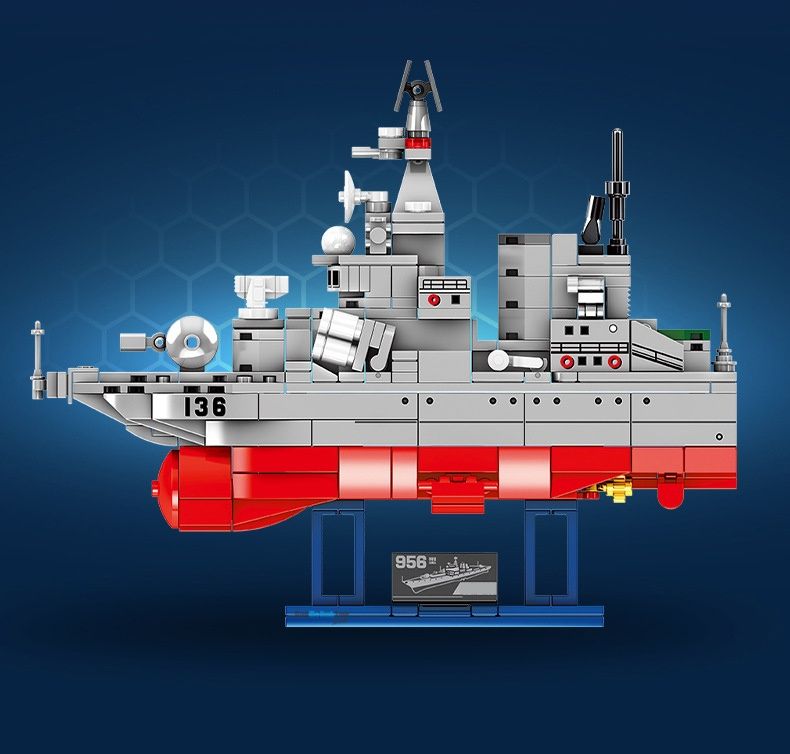 Đồ chơi xếp hình lego tàu chiến - Sembo – banmohinhtinh.com