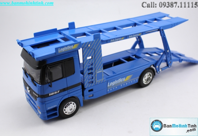 Mô hình xe Mercedes - Benz Actor Tractor Blue 1:32 Welly – Toyzone