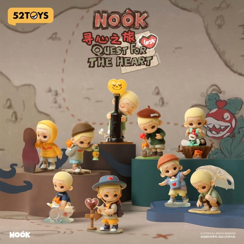 Mô hình đồ chơi Blind box Nook Quest For The Heart 52TOYS – Toyzone