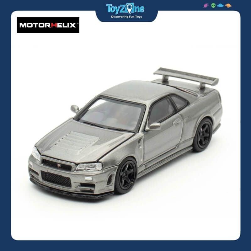 Mô hình xe Nissan GT-R ( NISMO ) R34 CRS 1:64 MOTORHELIX – Toyzone