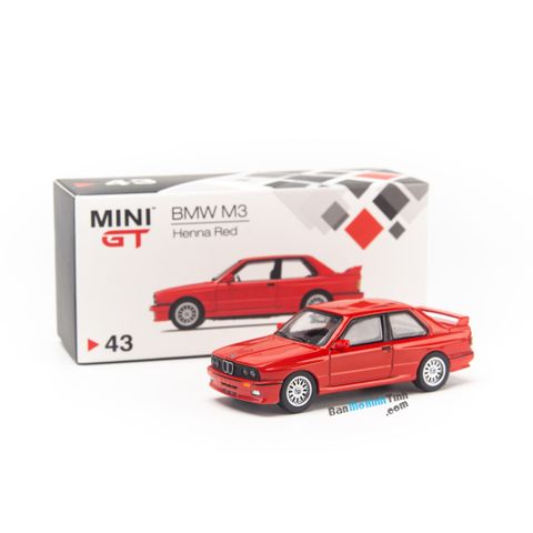 Mô hình xe BMW M3 E20 1:64 MiniGT – banmohinhtinh.com