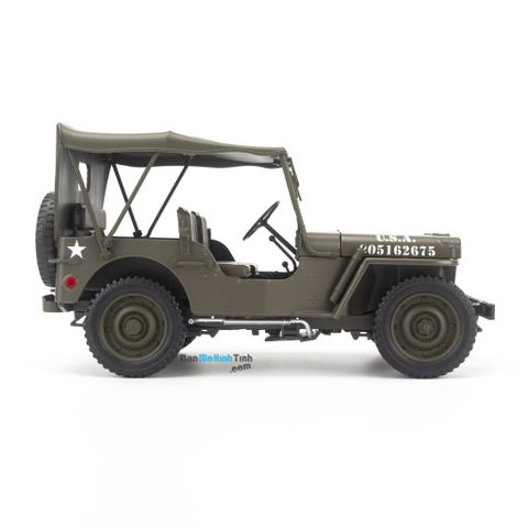 Mô hình xe ô tô Jeep 1941 Willys Hard Top Edition 1:18 Welly -18055 ...
