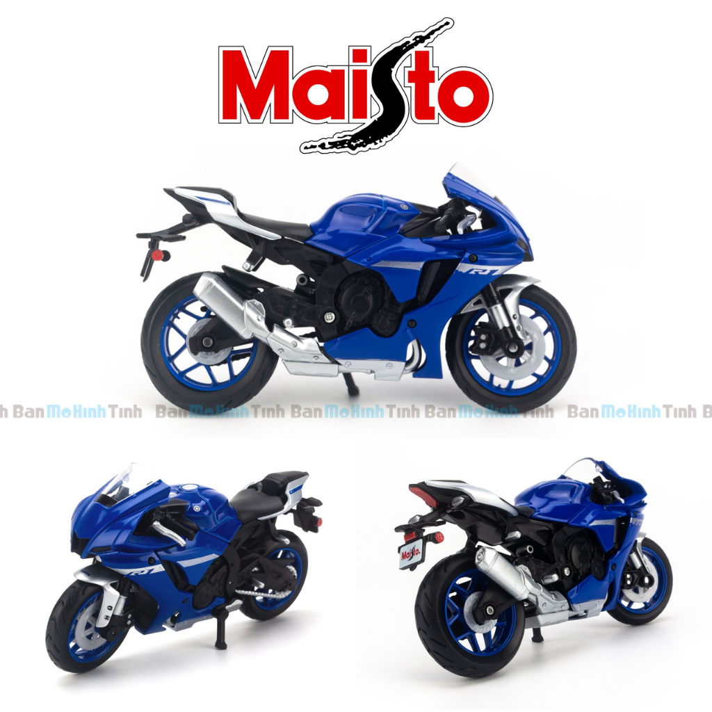 Mô hình mô tô Yamaha YZF-R1 2021 1:18 Maisto 20-21837 – banmohinhtinh.com