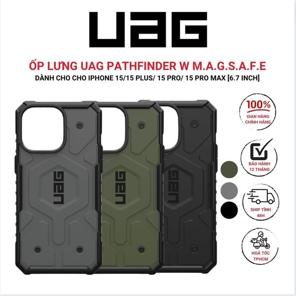 Ốp lưng UAG Pathfinder Magsafe 15 Pro/15 Pro Max – Sangmobile