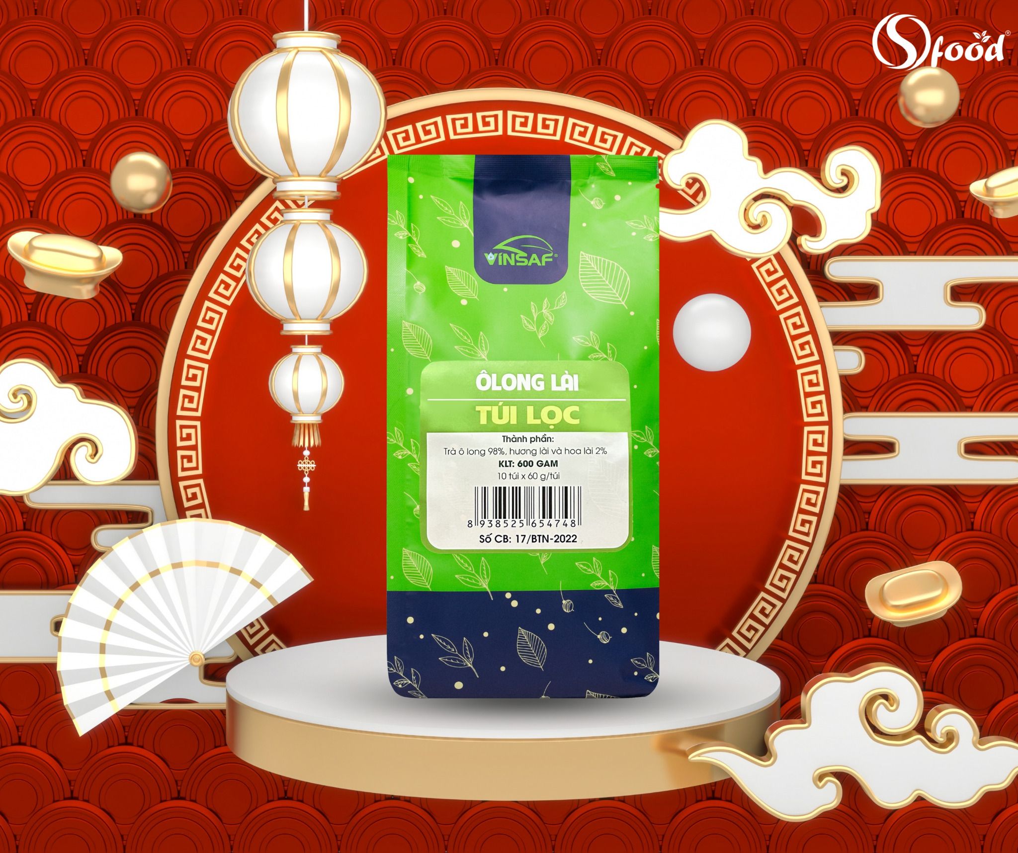 Trà ÔLong lài túi lọc – SafeFood Việt Nam