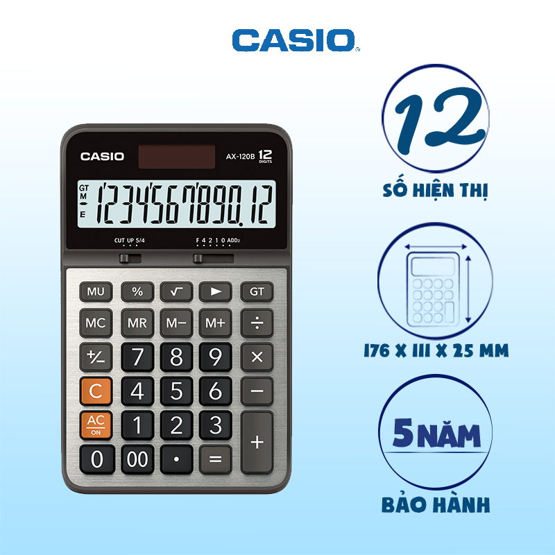 Máy tính Casio AX-120BMáy tính Casio AX-120B – BITEXSHOP