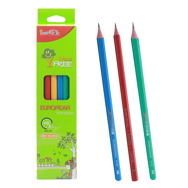 Bút chì đen HB Wood Free SK-083 Hộp 12 câyBút chì đen HB Bút chì đen HB Wood Free SK-083 Hộp 12 câyBút chì đen HB