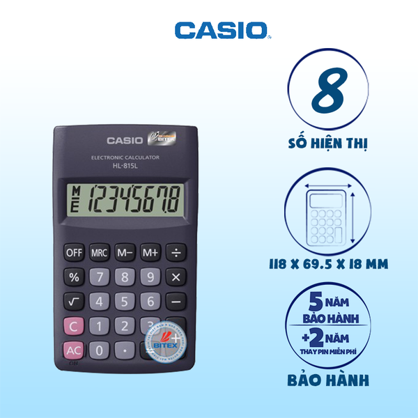 Máy tính Casio HL-815LMáy tính Casio HL-815L – BITEXSHOP
