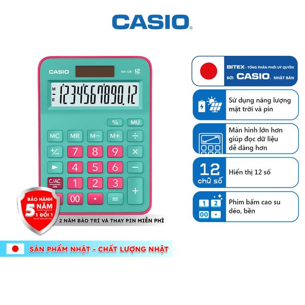 Máy tính Casio MX-12BMáy tính Casio MX-12B – BITEXSHOP