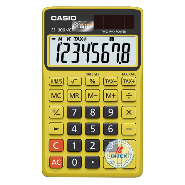 Máy tính Casio SL-300NC (10 màu)Máy tính Casio SL-300NC – BITEXSHOP