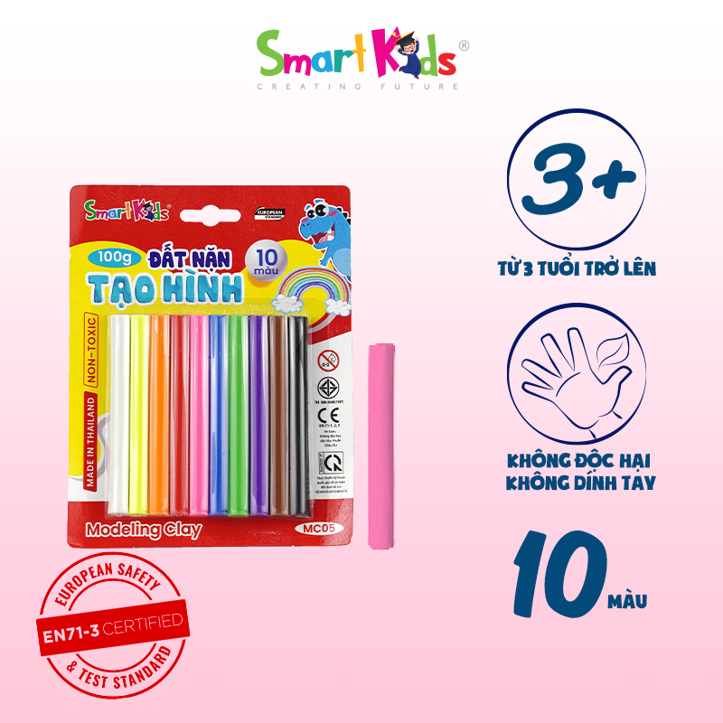 Đất nặn vỉ nhựa MC05 100g (10 màu/vỉ)Đất nặn vỉ nhựa MC05 100g (10 màu|vỉ) – BITEXSHOP