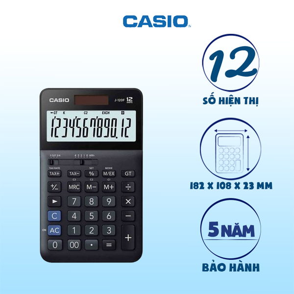 Máy Tính CASIO J-120FMáy Tính CASIO J-120F – BITEXSHOP