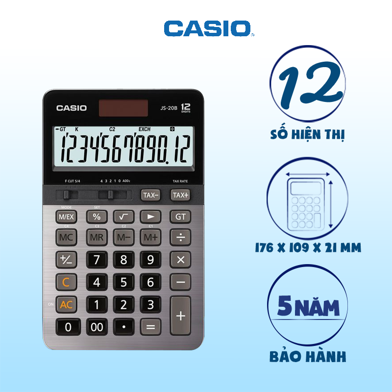 Máy Tính Casio JS-20BMáy Tính Casio JS-20B – BITEXSHOP