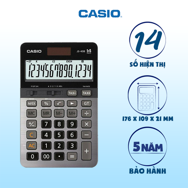 Máy Tính Casio JS-40BMáy Tính Casio JS-40B – BITEXSHOP