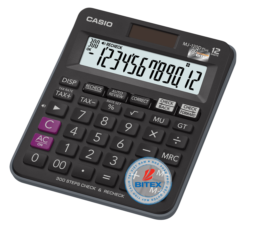 Máy tính Casio MJ-120DPLUS-BKMáy tính Casio MJ-120DPLUS-BK – BITEXSHOP