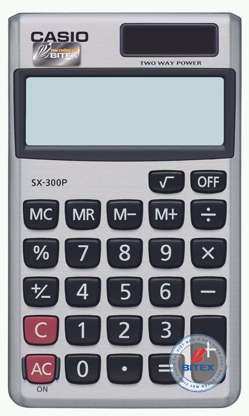 Máy tính Casio SX-300PMáy tính CASIO SX-300P – BITEXSHOP