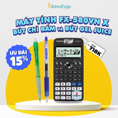 Máy tính Casio fx-580VN XMáy tính Casio fx-580VN X – BITEXSHOP