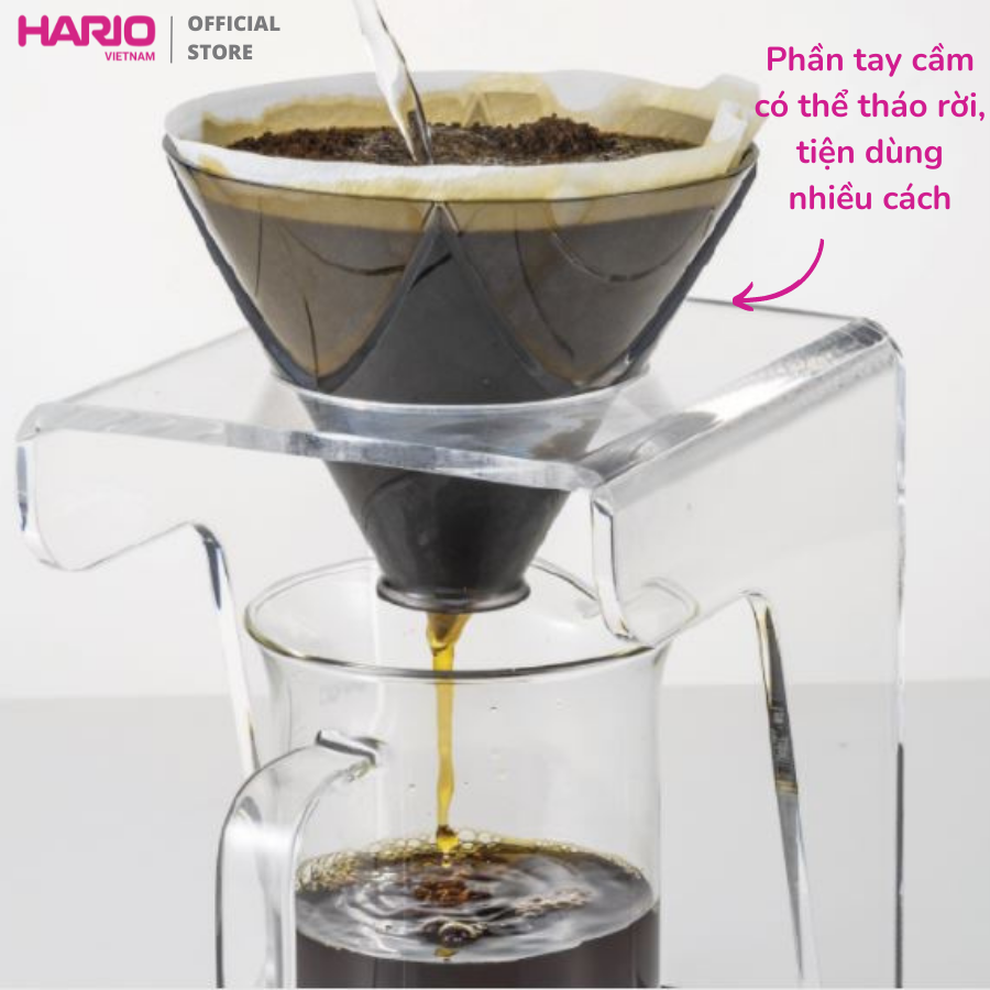 Phễu Pha Cà Phê Hario V60 Mugen - Nhựa (V60-VDMU-02-TB) – C.O.C - Clean ...