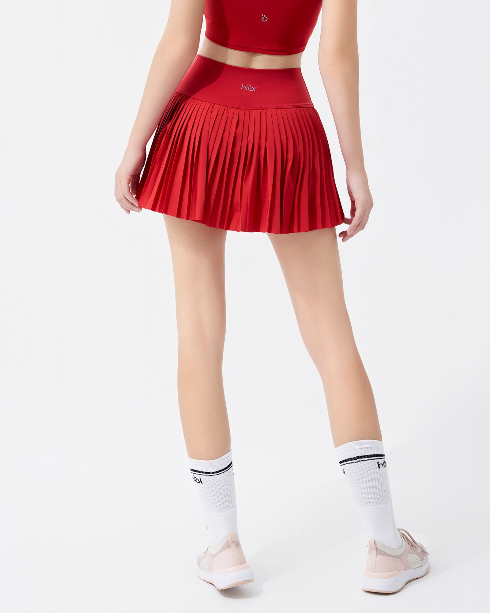 Chân Váy Thể Thao Hibi Sports SK001, Kiểu Xếp Ly Basic, Vải Xi Cao Cấp