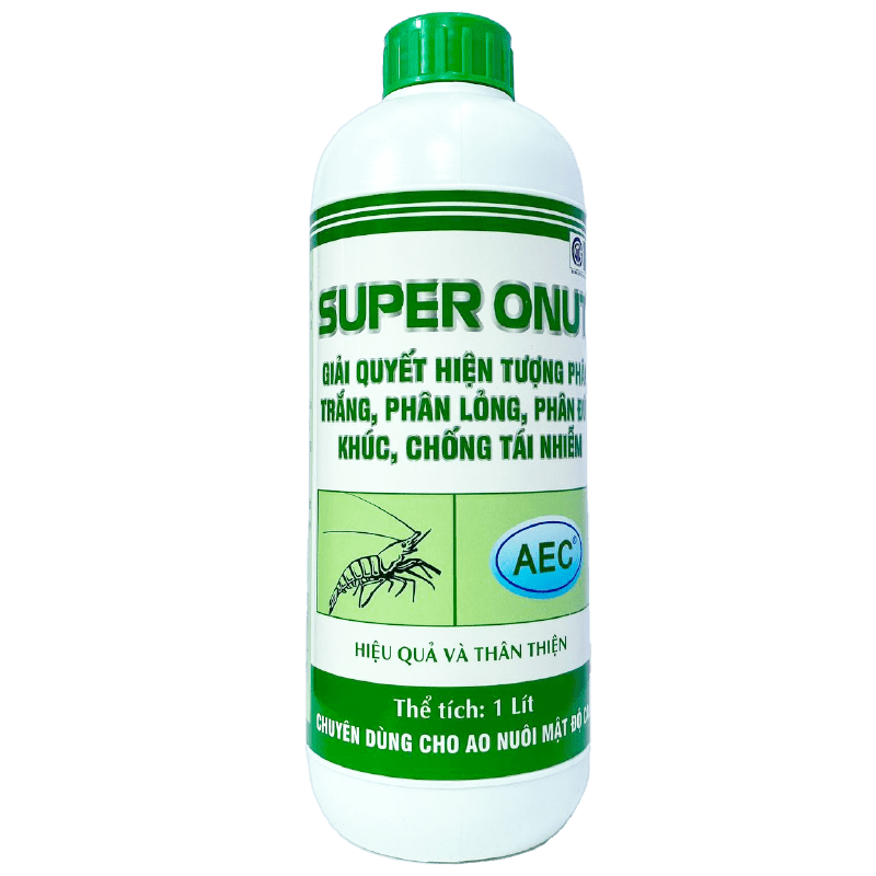 Super Onut - Ngăn ngừa phân trắng, phân lỏng, trống đường ruột ở tôm ...
