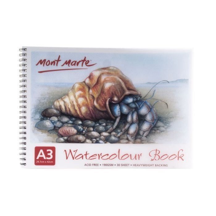 Water Color Pad A3 190gsm 30 Sheets – Colormate Art & Craft