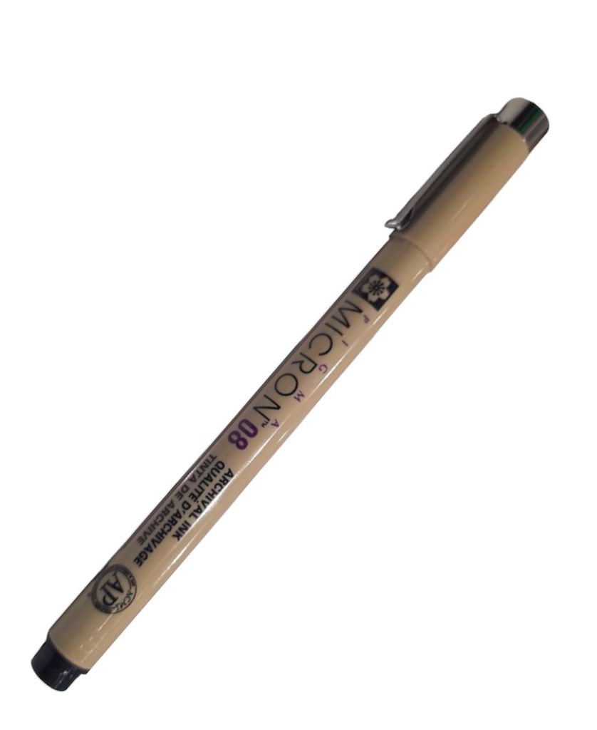 Bút kim vẽ kỹ thuật Pigma Micron 08, màu Đen – Colormate Art & Craft