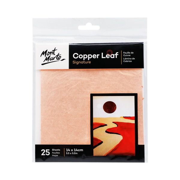 MM Copper Leaf 14X14Cm 25 Sheets – Colormate Art & Craft