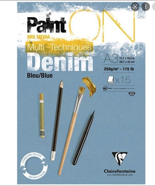 Paint on denim 250gsm A4 – Colormate Art & Craft