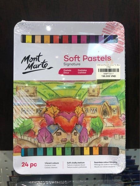 MM Soft Pastels 24pc Tin Box – Colormate Art & Craft