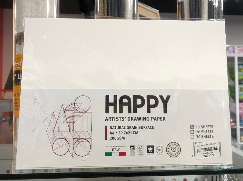 Giấy Happy A4 200G – Colormate Art & Craft
