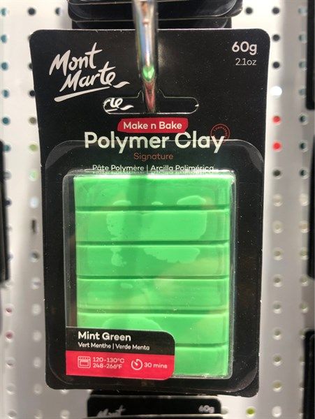 MM Make n Bake Polymer Clay 60g Mint Green – Colormate Art & Craft