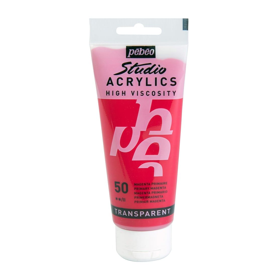 Studio acrylic 100ml Primary magenta – Colormate Art & Craft