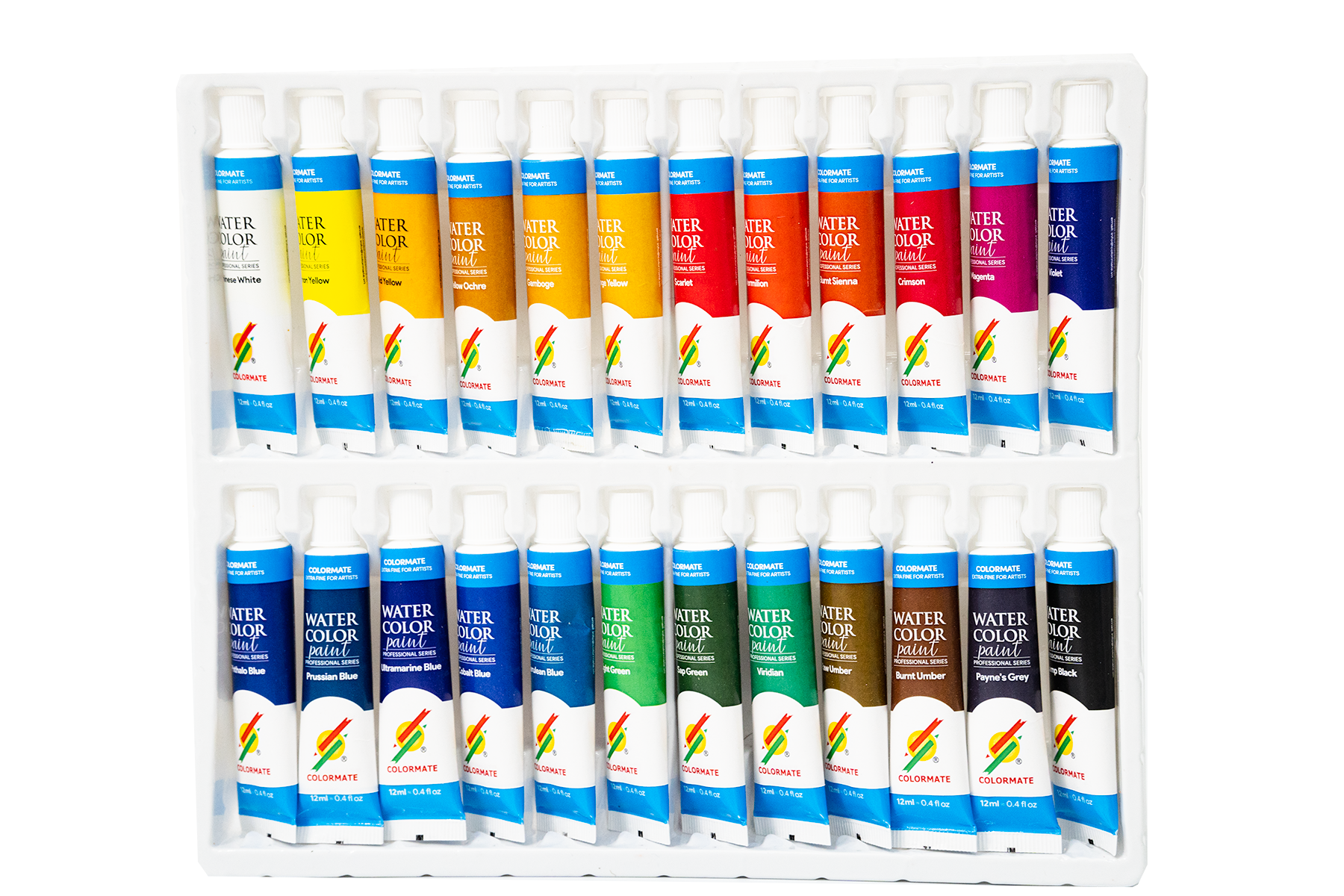 24 tuýp màu vẽ nước – Colormate Art & Craft