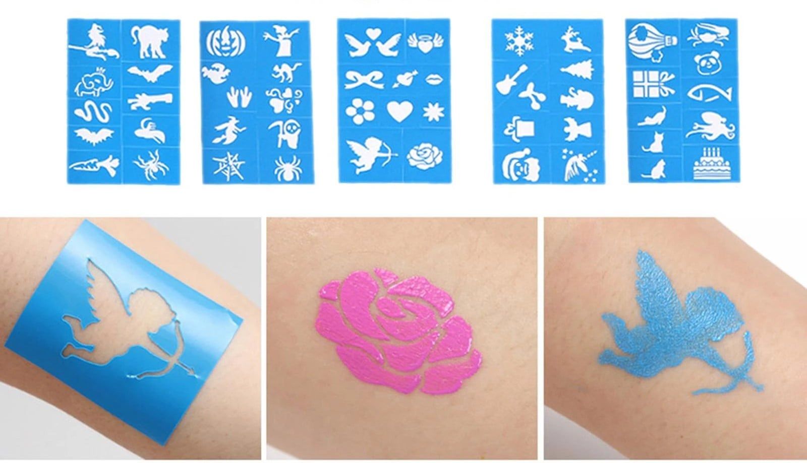 Hình in body paint – Colormate Art & Craft