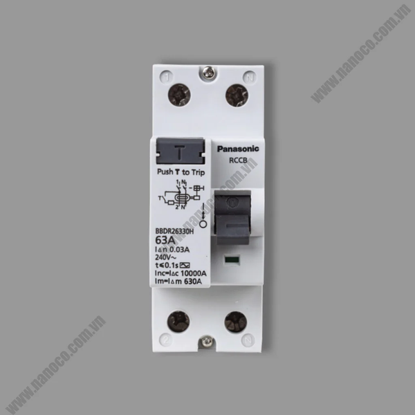 RCCB Breaker Panasonic – Electrical Equipment Company